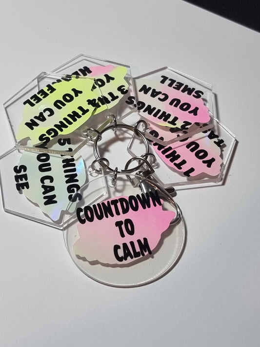 Mental Health Keyrings – Night Owl Design UK