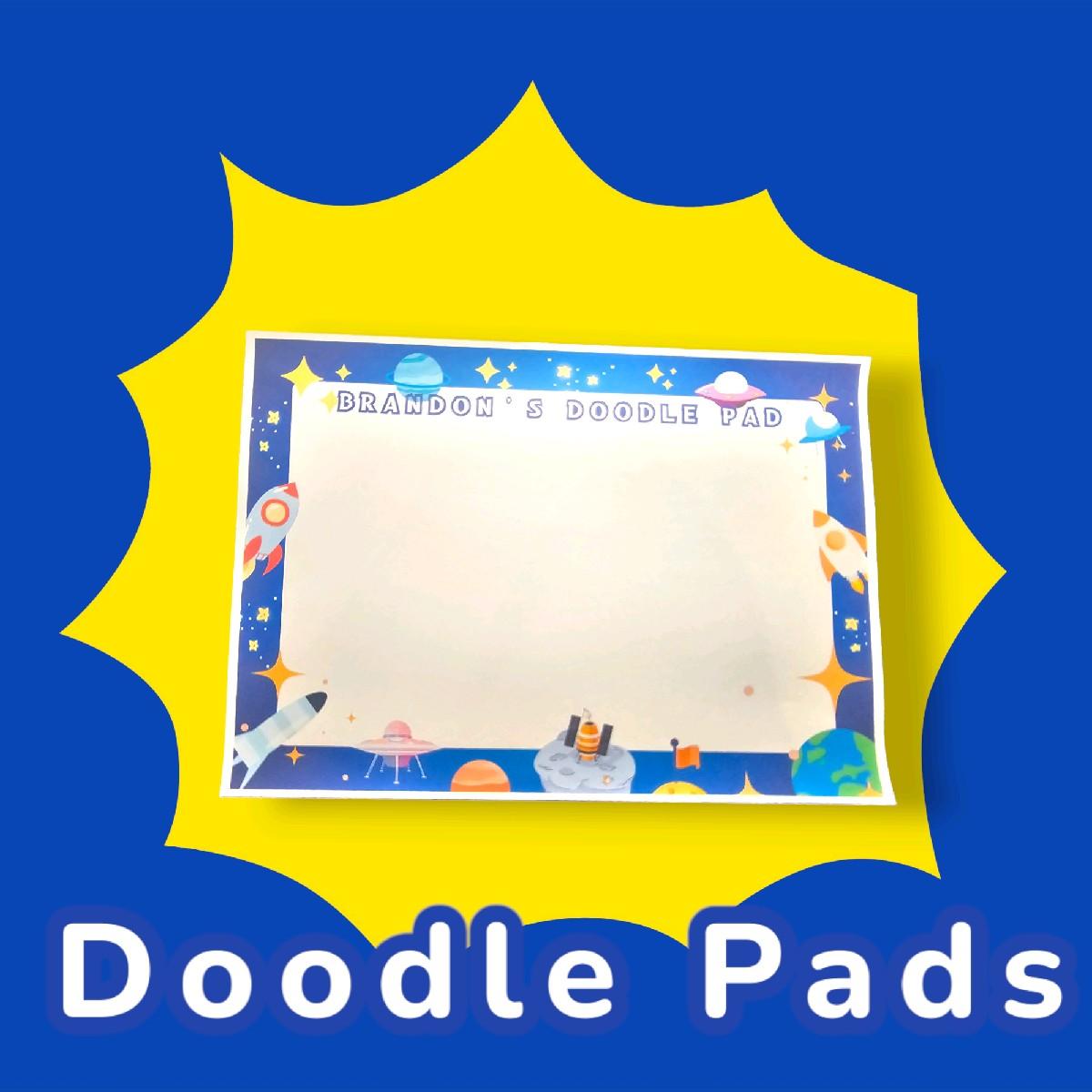 Personalised Children's Doodle Pad – Night Owl Design UK